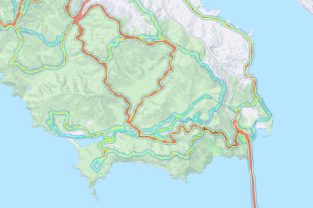 Strava Weekly Heatmap